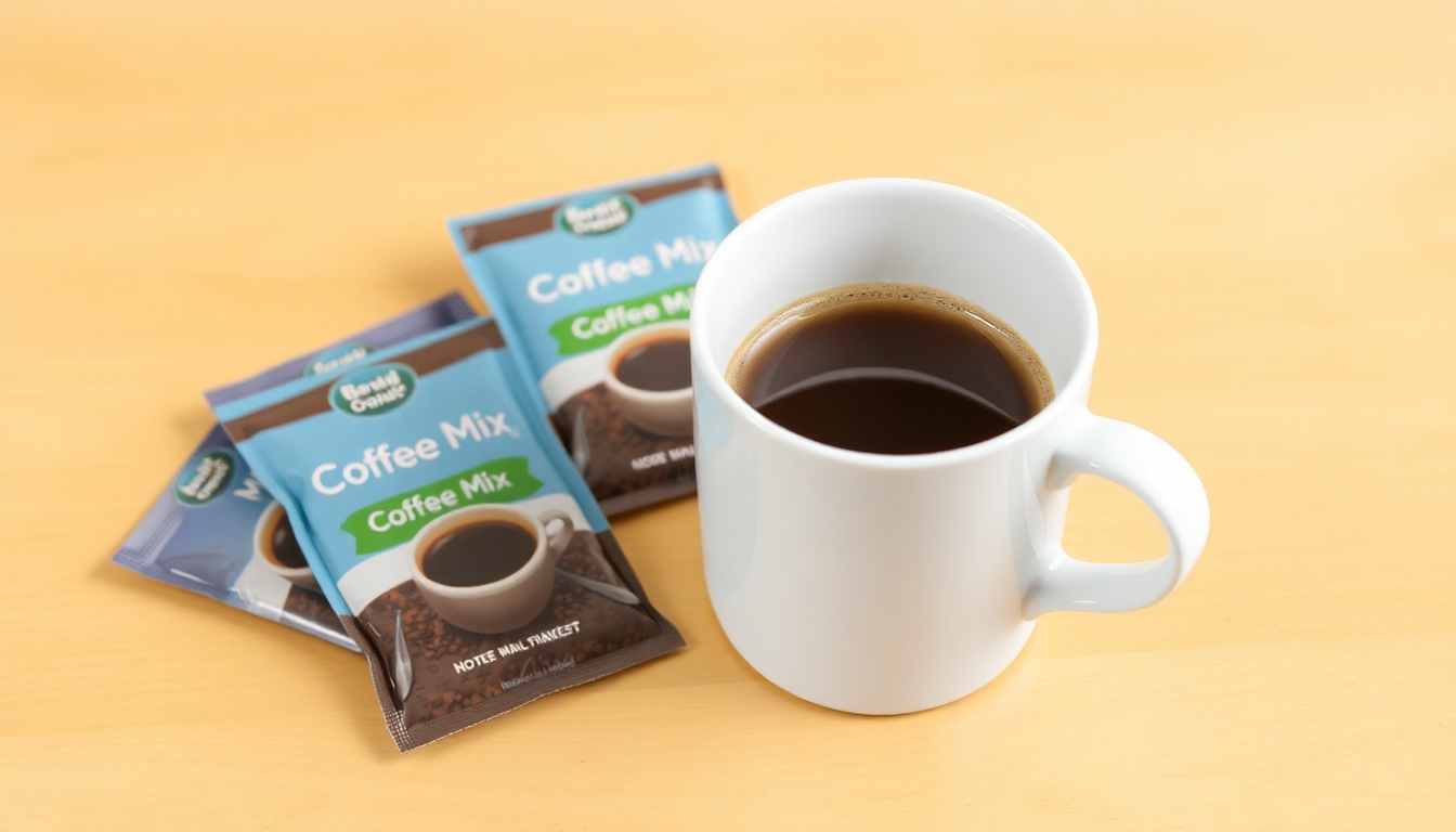 3-in-1 Coffee Mix Sachets: Quick, Easy Coffee for Offices & Cafés ...