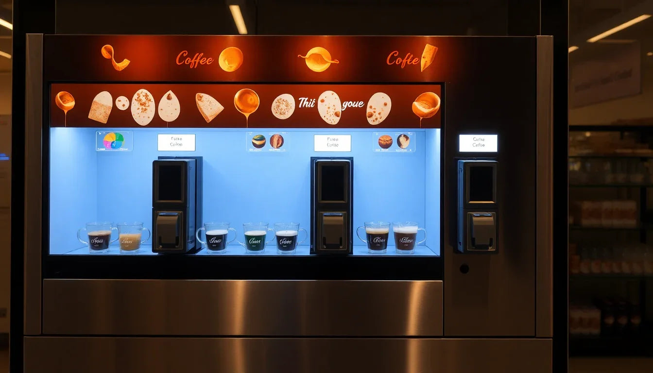 Mijorma 3 Lane Coffee Vending Machine for Offices | Coffee walla ...