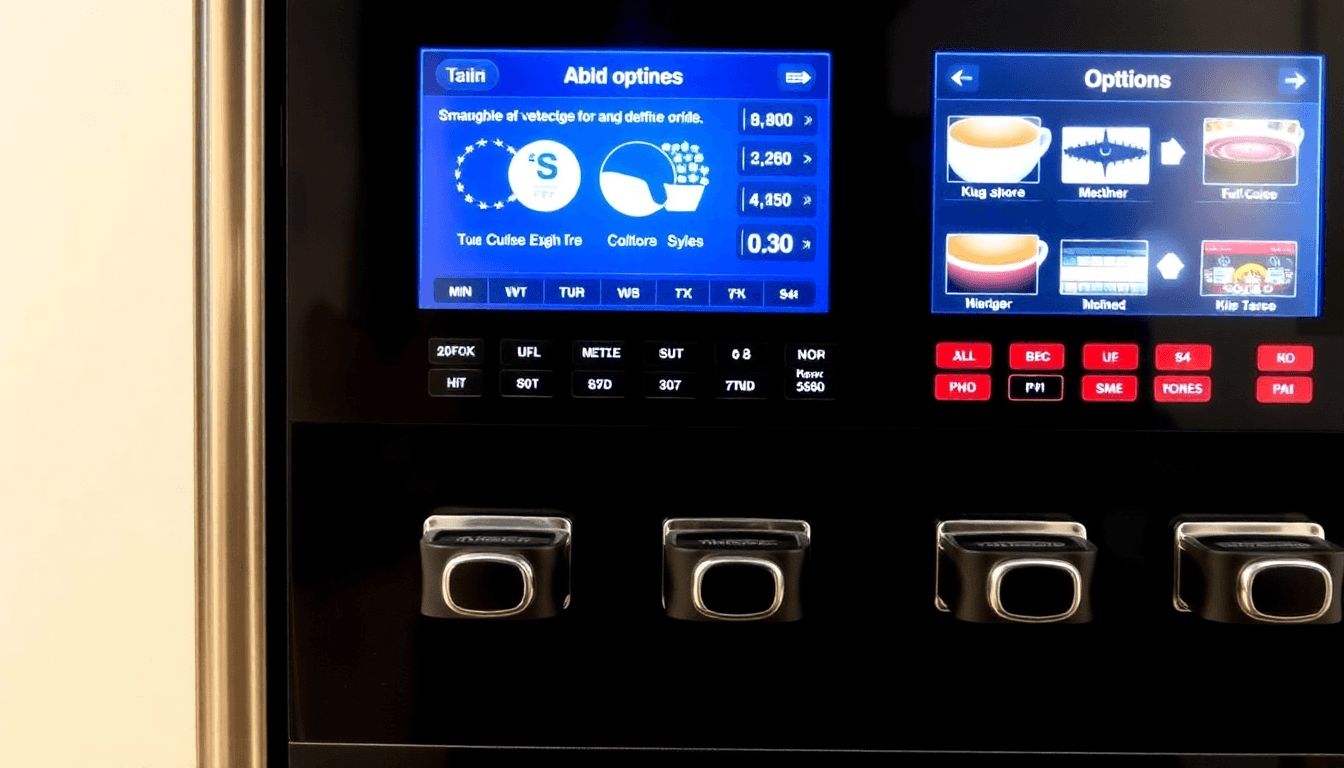 Swaggers SW-3 Lane Heavy Duty Coffee Vending Machine with 3 Options ...