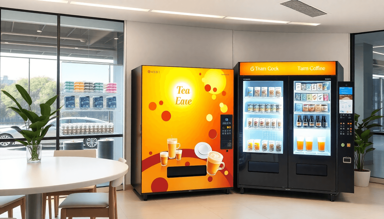 Atlantis Classic 3 Lane Tea Coffee Vending Machine | COFFEE WALLA Delhi
