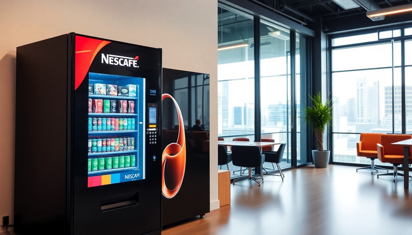 Nescafe Coffee Vending Machine Rental in Delhi | COFFEE WALLA