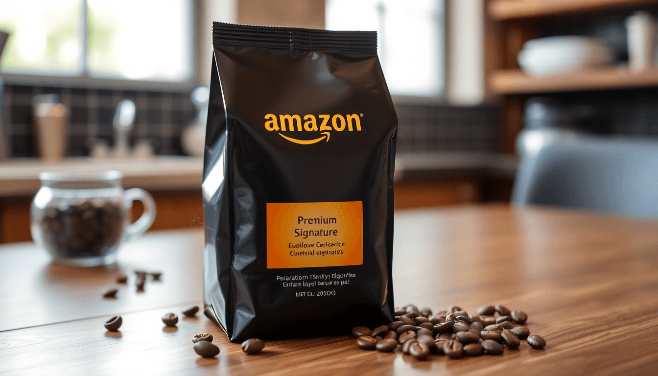 Amazon Signature Coffee 250g Pack: The Premium Ground Coffee Choice for ...